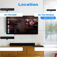 China VSWR 1.5 Frequency VHF 174-230mhz/UHF470-862mhz Full HD VHF UHF Digital Indoor TV Antenna with Signal Amplified for sale