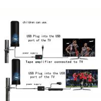 China High-Performance Outdoor TV Antenna DVB HDTV Booster with Indoor/Outdoor Digital TV Receiver for sale