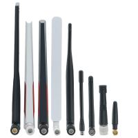 China 2.4GHz 5.8GHz Dual Band WiFi Antenna 10dbi  Foldable black red Rubber Antenna for sale