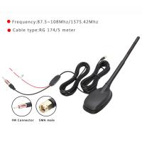 China 2.4GHz 5GHz Antenna Multi-functional Vehicle Antenna Installation Screw Installation AM DAB Combination GPS FM Car Antenna for sale