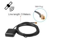 China Acceptable customized OEM External Car 1575.42MHz GPS tracker Antenna With 3 Meters cable SMA-Male connector for sale