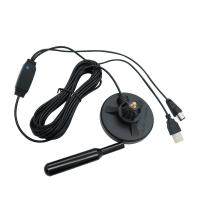 China Indoor 60miles Remote Controlled Amplified VHF UHF Outdoor HDTV TV Antenna 360 Rotation Frequency Range 170-860MHz for sale
