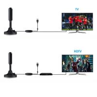 China high gain magnetic vhf uhf dvb-t antenna digital tv dvb-t2 antenna for sale