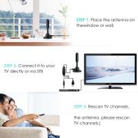 China TV Antenna HD Portable Indoor Digital Antenna TV for USB TV Tuner / DVB-T2 Television for sale