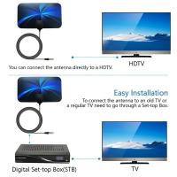 China uhf tv antenna  with signal booster long range 28dbi digital antenna indoor for sale