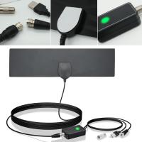 China Digital Portable HDTV 1080P TV Antenna Indoor Flat Portable TV antenna sticker for sale