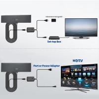 China Digital Portable HDTV 1080P TV Antenna Indoor Flat Portable TV antenna sticker for sale