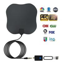 China 1080P UHF VHF Digital Indoor HD TV Antenna with Amplifier DVB-T DVB-T2 HDTV Thin Film Sticker Antenna for sale