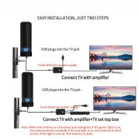 China High Gain Outdoor TV Antenna  Barrel Antena Digital Amplified HDTV Antenna  with Booster for sale