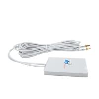 China 4G LTE antenna dual interface CRC9 small flat panel high gain router Internet card external antenna for sale