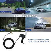 China Working Current 20mA-30mA Connector MCX Plug DAB Radio Antenna FM Transmitter High Gain Antenna Car AM FM Antenna for sale