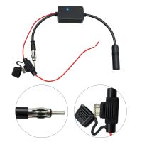 China Universal 12V Car Radio FM AM Antenna Signal Amplifier Booster ANT-208 Universal and practical FM signal amplifier for sale