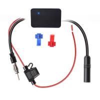 China Universal 12V Car Radio FM AM Antenna Signal Amplifier Booster 330mm FM Antenna Product Type Communication Antennas for sale