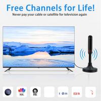 China High Gain 2.4G 5.8G Antennas with SMA Male 2m RG174 Cable for HDTV Use for sale