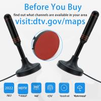 China High Gain 2.4G 5.8G Antennas with SMA Male 2m RG174 Cable for HDTV Use for sale