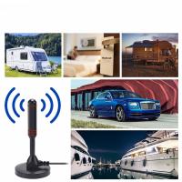 China Factory direct sales high gain 25db magnetic  DVB-T2 omnidirectional HDTV digital indoor  tv  antenna for sale