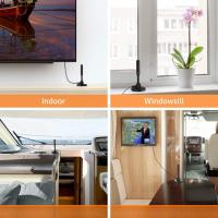 China Factory direct sales high gain 25db magnetic  DVB-T2 omnidirectional HDTV digital indoor  tv  antenna for sale
