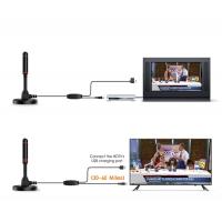 China Factory direct sales high gain 25db magnetic  DVB-T2 omnidirectional HDTV digital indoor  tv  antenna for sale