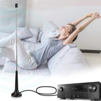 China HDTV indoor digital TV antenna DVB-T2 antennaDigital TV Telescopic Antenna Magnetic Mount + Extended Rod For TV Tuner DTV Box for sale