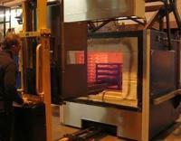 China Double Combustion Industrial Curing Furnace 0.67m/Min Belt Convey for sale