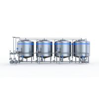 China 1 - 10m3/H Liquid Food Processing Stainless Steel Cleaning CIP Station For Beverage for sale