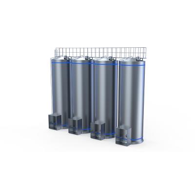 China SS304 Aseptic Tank Dairy Milk Processing Machinery Cooling Storage Tank 1800mm for sale