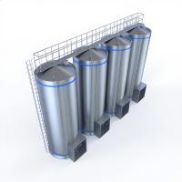 China SS304 Aseptic Tank Dairy Milk Processing Machinery Cooling Storage Tank 1800mm for sale