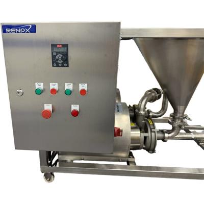 China SS316L Inline Powder Liquid Mixer Vertical Custom Sizes High Shear Powder Mixer for sale