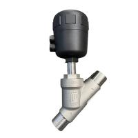 China Stainless Steel Pneumatic Angle Seat Valve for sale
