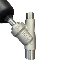 China Stainless Steel Pneumatic Angle Seat Valve for sale