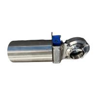 China Automatic Control Stainless Steel Sanitary Manual Butterfly Valve for sale