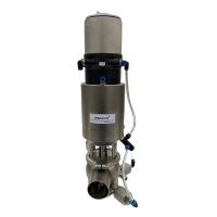 China Stainless Steel Sanitary Single Seat Double Sealed Anti Mixing Valve for sale