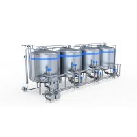 China Automatic CIP Cleaning System Stainless Steel 5000L  Clean In Place System Station For Beverage for sale