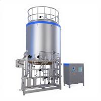China 7000L 12000L Industrial Sterile Tank Raw Milk Storage Tank For Fillers for sale
