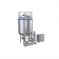 China 7000L 12000L Industrial Sterile Tank Raw Milk Storage Tank For Fillers for sale