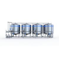 China Food Juice CIP Cleaning System Customized Cip Tank Cleaning 500L for sale