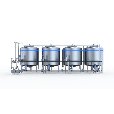 China Food Juice CIP Cleaning System Customized Cip Tank Cleaning 500L for sale