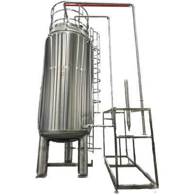 China SS316 Aseptic Tank Food Grade Aseptic Vacuum Milk Cooling Water Storage Tank for sale