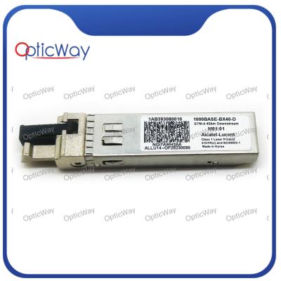 China Alcatel Lucent SFP Fiber Transceiver 1AB393080010 1000BASE-BX40-D STM-4 40km for sale