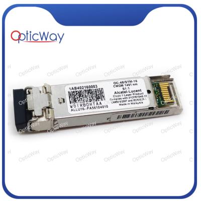 China CWDM 1491nm LC SFP Module Alcatel Lucent 1AB402160003 OC-48/STM-16 for sale