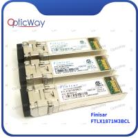 China 1550nm SFP+ Optical Transceiver Finisar FTLX1871M3BCL Module 11.3G 80km for sale