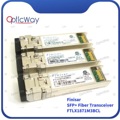 China High Speed SFP+ Fiber Transceiver Finisar FTLX1871M3BCL 80km 1550nm Multimode for sale