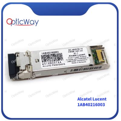 China CH49 CWDM SFP Transceiver Alcatel Lucent 2.67G 1491nm 80km OC-48/STM-16 for sale