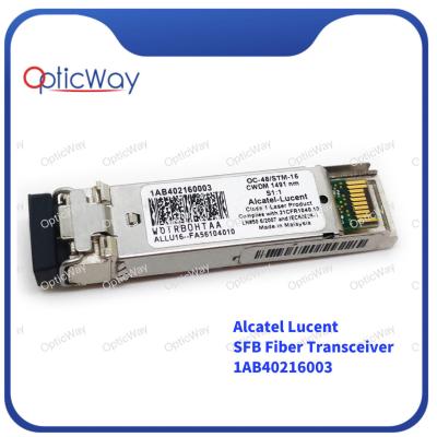 China Multi Mode SFP Fiber Transceiver Alcatel Lucent 1AB402160003 2.67G 1491nm 80km for sale