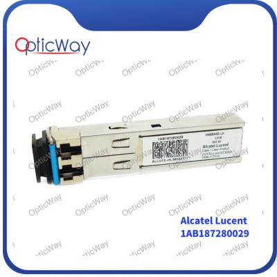 China LC SFP Fiber Transceiver Alcatel Lucent 1AB187280029 1000Base-LX SMF 1310nm 15km for sale