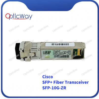 China 80km 1550nm SFP+ Fiber Module SFP-10G-ZR Multimode Duplex LC Connector for sale