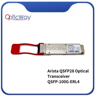 China Arista QSFP-100G-ERL4 XVR-10250-20 Qsfp28 up to 30Km SMF QSFP28 Fiber Optical Transceiver for sale