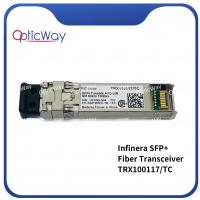 China Infinera TRX100117/TC 10G DWDM Tunable APD LIM 80km LC SFP+ Fiber Transceiver for sale