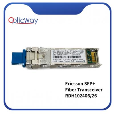 China Ericsson RDH102406/26 R1A SFP 10G DWDM 192.6THz 40km 1556.55nm CRTUAFSLAA SFP+ Fiber Transceiver for sale