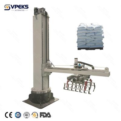 China 600 Bags/Hour Automation Palletizing Equipment For Bag And Case Palletizing for sale